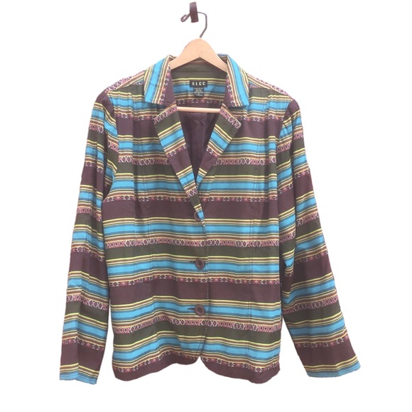 Elcc | Jackets & Coats | Elcc Vintage Jacket Blazer Plus Size 2x Xxl ...